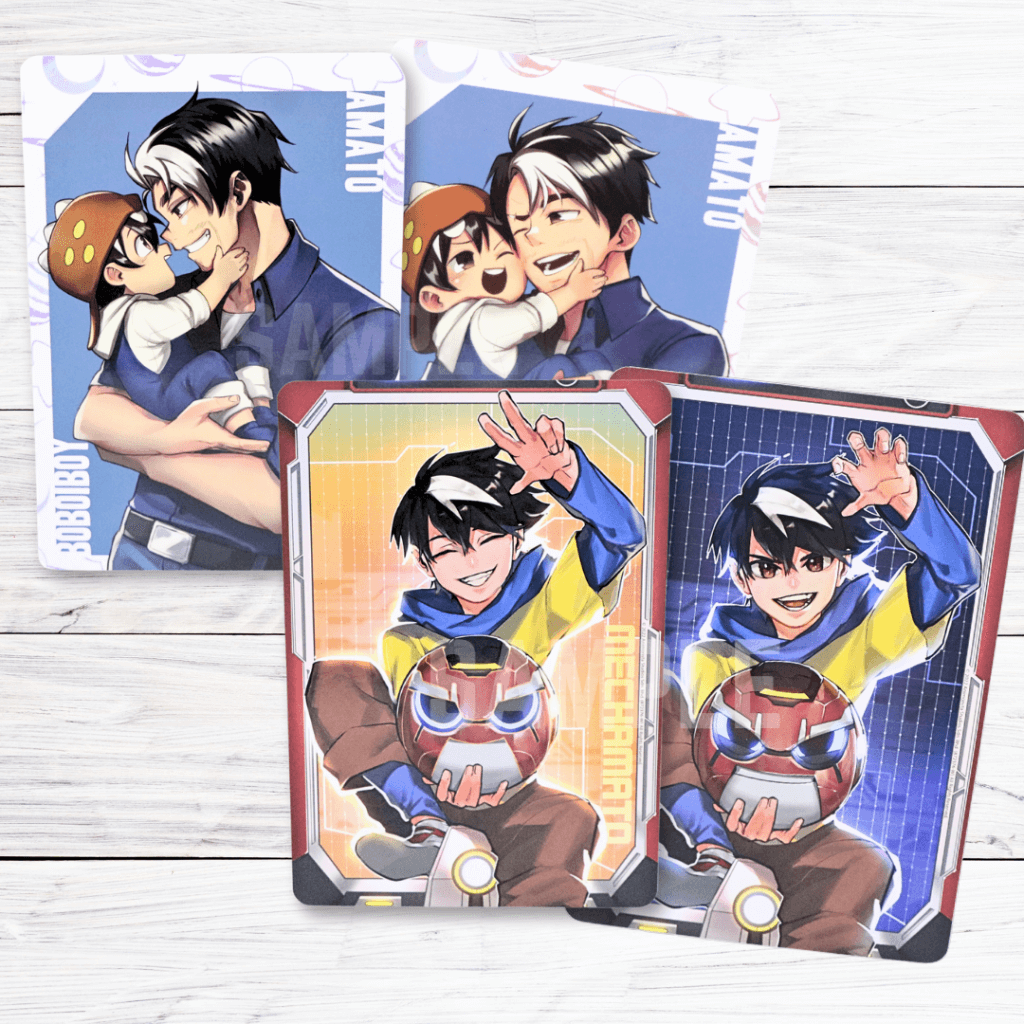 OFFICIAL Artcard Set BoBoiBoy & Mechamato | Monsta Store