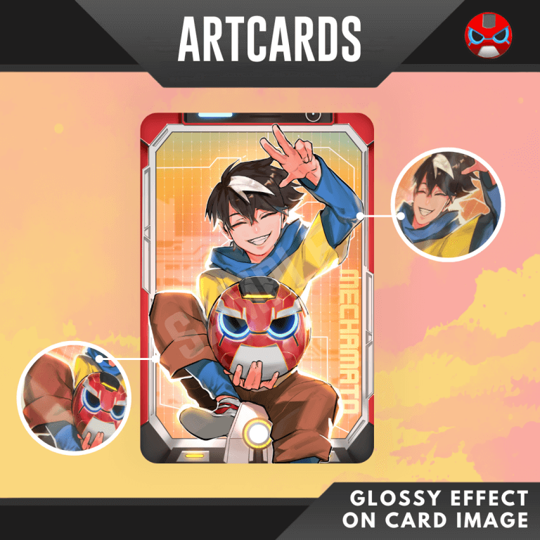 OFFICIAL Artcard Set BoBoiBoy & Mechamato | Monsta Store