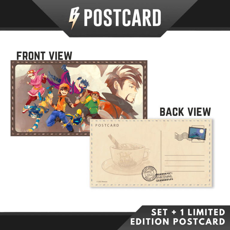 OFFICIAL Postcard Set BoBoiBoy | Monsta Store