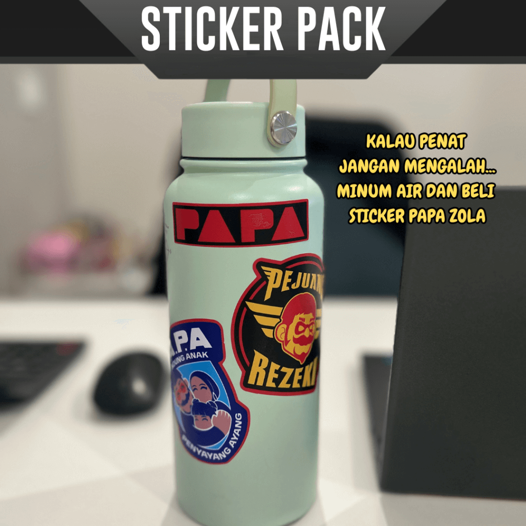 MONSTA Sticker Pack BoBoiBoy Mechamato Papa Pipi Papa Zola | Monsta Store